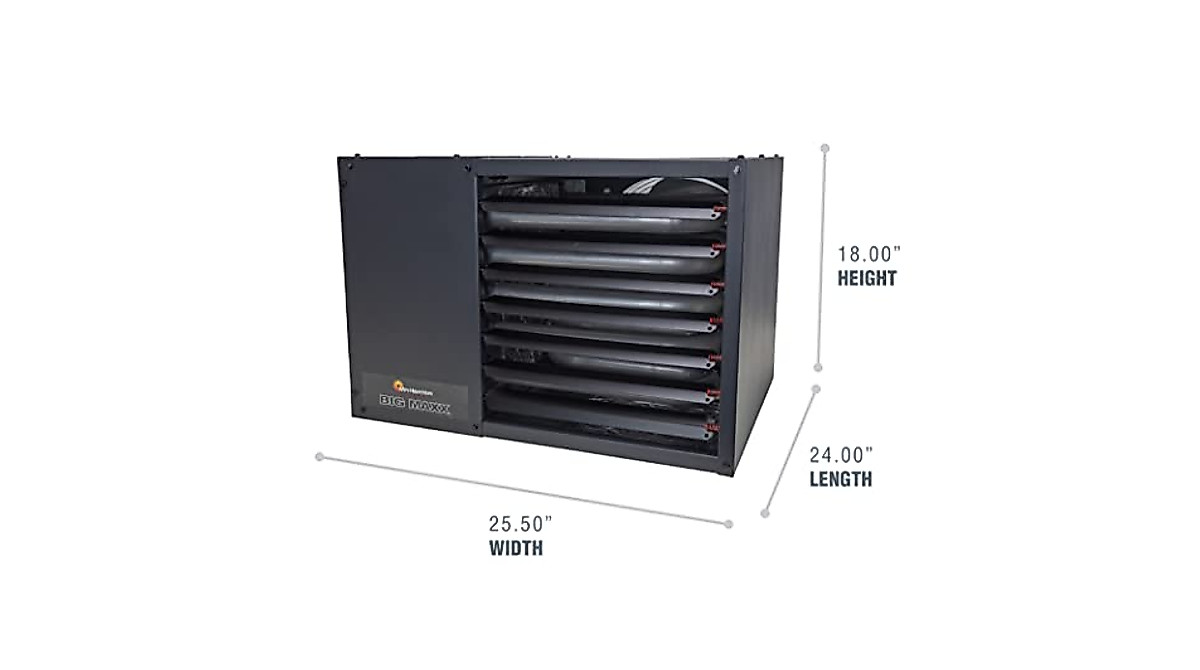 Mr. Heater Big Maxx MHU80NG Gas Heater - 80,000 BTU for 2000 sq. ft.