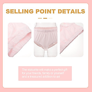 Adult Diapers Cotton Underwear Leak Diapers Adult Cloth Diaper Cover Active Waterproof Leakproof Pants for Adults Elderly Pink XXL
