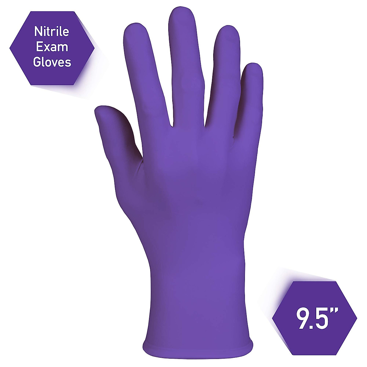 Kimberly-Clark® Safeskin Purple Nitrile Exam Gloves, Large, Purple, Box Of 100