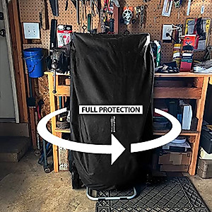 Weber Traveler Grill Cover for Weber 9010001 Traveler Portable Gas Grill - Heavy Duty, Waterproof Taped Seams by Redwood Grill Supply