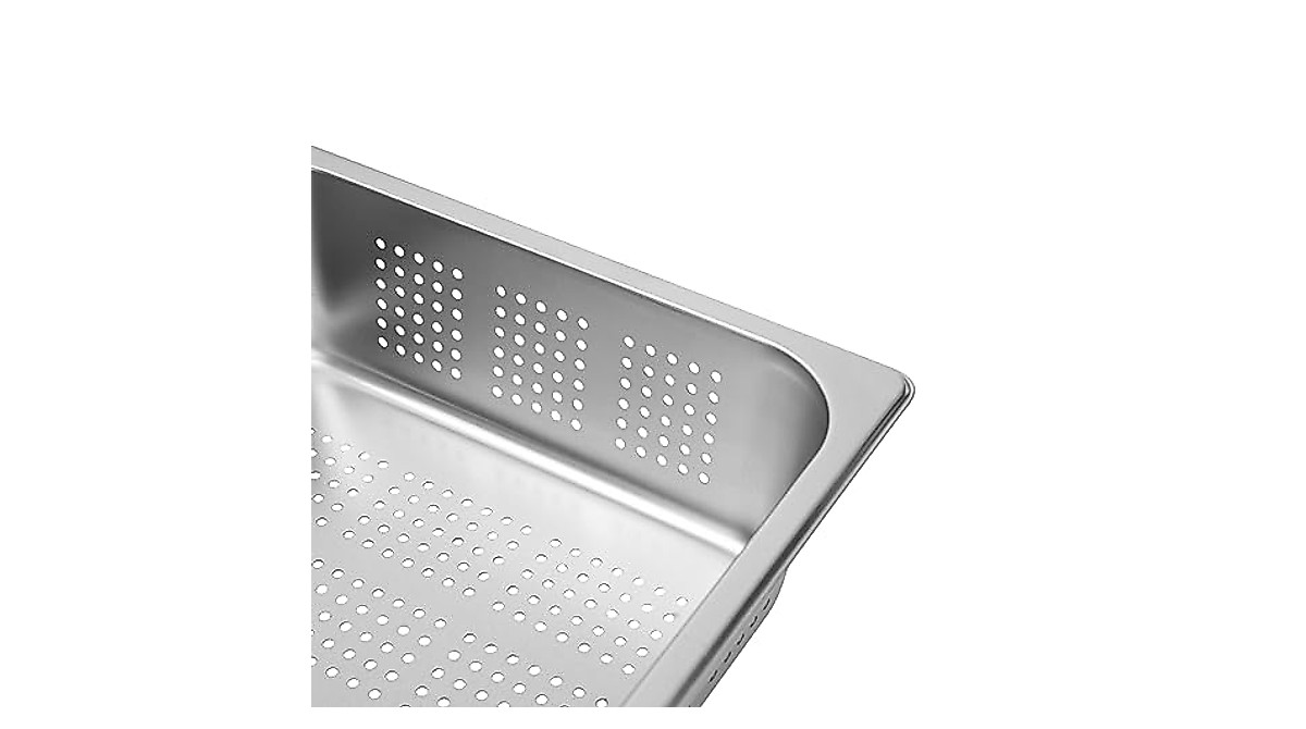 3 Pack Perforated Steam Pan Set for Kitchen Safety