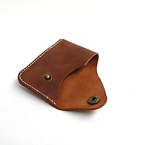 Handmade Minimalist Card Case Wallet for Men & Women Front Pocket slim wallet leather business card holder credit card holder for women men