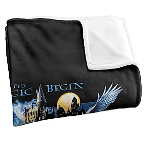 Harry Potter Movie Poster Silky Touch Super Soft Throw Blanket 36" x 58"