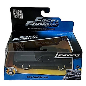 JADA 97206 FAST AND FURIOUS 7 LETTY'S PLYMOUTH BARRACUDA 1:32 MATTE GREY BLACK .HN#GG_634T6344 G134548TY98713