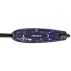 Razor Tekno Kick Scooter for Kids Ages 6+ - Pulsating Multi-Color Lighted Deck, For Riders up to 143 lbs