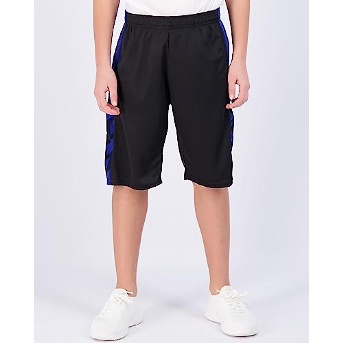 5 Pack: Big Boys Girls Youth Clothing Knit Mesh Active Athletic Performance Basketball Soccer Lacrosse Tennis Exercise Summer Gym Golf Running Teen Running Shorts Quick Dry Fit Knit- Set 12, S (8)