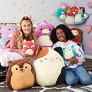 Squishmallows Original 12-Inch Landry Yellow Meringue Macaron - Medium-Sized Ultrasoft Official Jazwares Plush