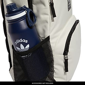 adidas Originals Originals National 2.0 Backpack, Alumina Beige/Black, One Size