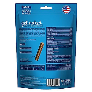 Get Naked Grain Free 1 Pouch 6.2 Oz Skin & Coat Dental Chew Sticks, Small
