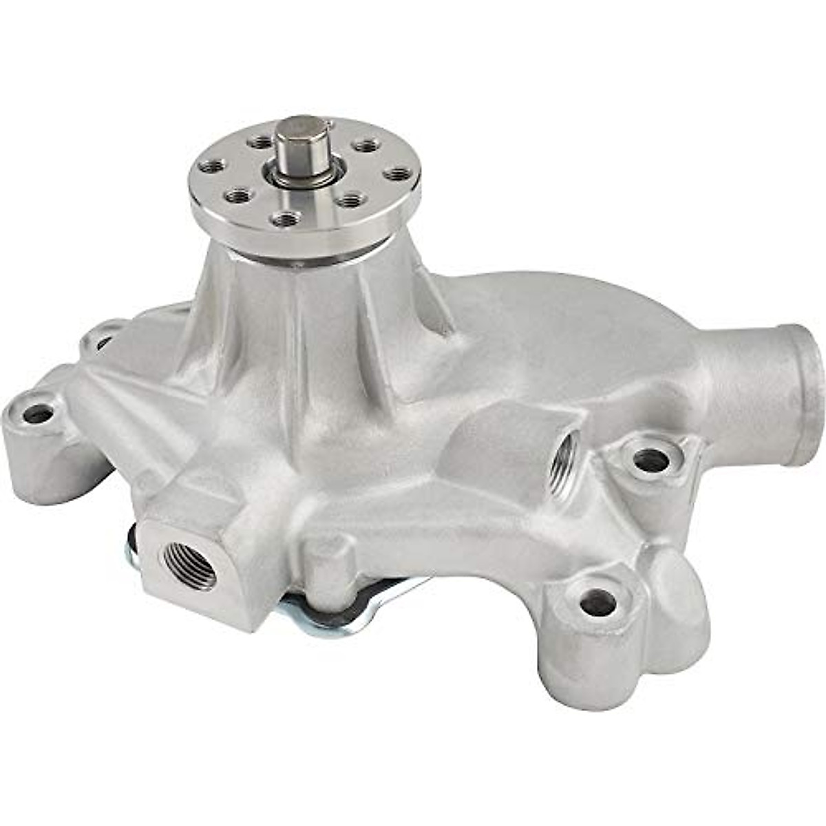 Small Block Chevy Performance Aluminum Water Pump, Short, w/Detailed Instructions