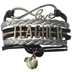 Infinity Collection Teacher Gift, Teacher Bracelet, Gift for Women Teachers- Thank You Gift for Teachers - Teacher Appreciation Jewelry