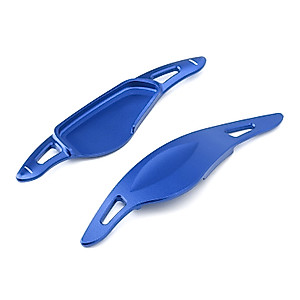 iJDMTOY Sports Blue CNC Billet Aluminum Large Paddle Extensions Compatible with Toyota 2020-up Supra GR