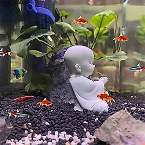 livelyfish Aquarium Decorations Asian Japanese Shinto Torii Gate Fish Tank Decorations Miniature Shrine Japan Style Ornament Underwater Landscape Decoration (S-1)