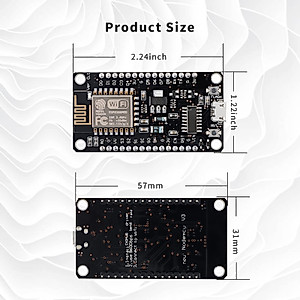 EC Buying ESP8266 NodeMCU CH340 ESP-12E Development Board Serial WiFi Module IoT WIFI Development Board/NodeMcu Lua/Arduino IDE/Micropython (3PCS)