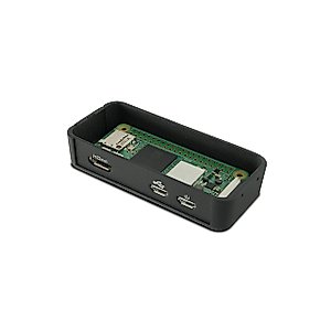 Vilros Multi Use Raspberry Pi Zero Compatible Passive Cooling Case (Black)