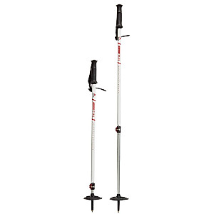 MSR DynaLock Trail 2-Section Alumunium Backcountry Poles, White, 80-140cm