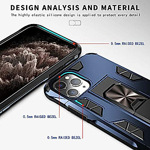 Gorilla Gadgets] Military Grade Shockproof Kickstand Phone Case for iPhone 11 Silver