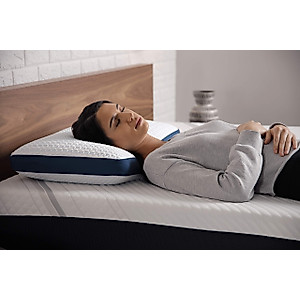 Serta iComfort Carbon Fiber Memory Foam Pillow, Queen, Gray