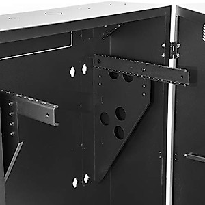 StarTech.com 8U 19" Vertical Wall Mount Server Rack Cabinet - Low Profile (15") - 30" Deep Locking Network Enclosure w/2U for Switch Patch Panel Router Mounting IT/Data Cabinet Assembled (RK830WALVS)