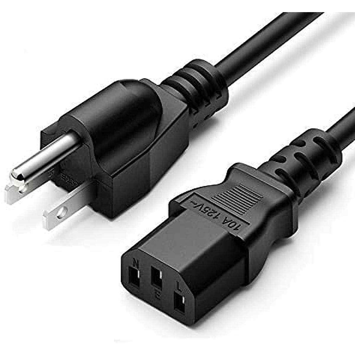 Marg AC in Power Cord Plug Lead for ASUS MS Widescreen LED LCD Monitor VS278Q-P VN247H-P VN247HP VN247H-P VN279Q VN279QL VN279QLB VW22AT-CSM VW193D VW22ATCSM MS Widescreen Series VB VE VG VH