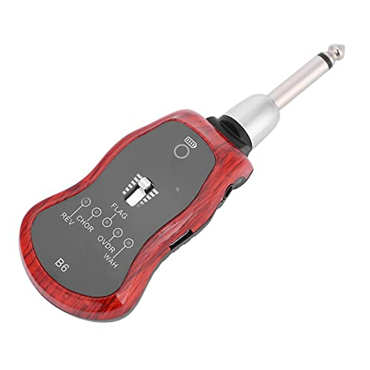 Bnineteenteam Guitar Effector, USB Rechargeable Battery and Guitar Effector, Super Portable Guitar Transmitter Receiver with 5 Sound Modes Accessory Mixer Supplies