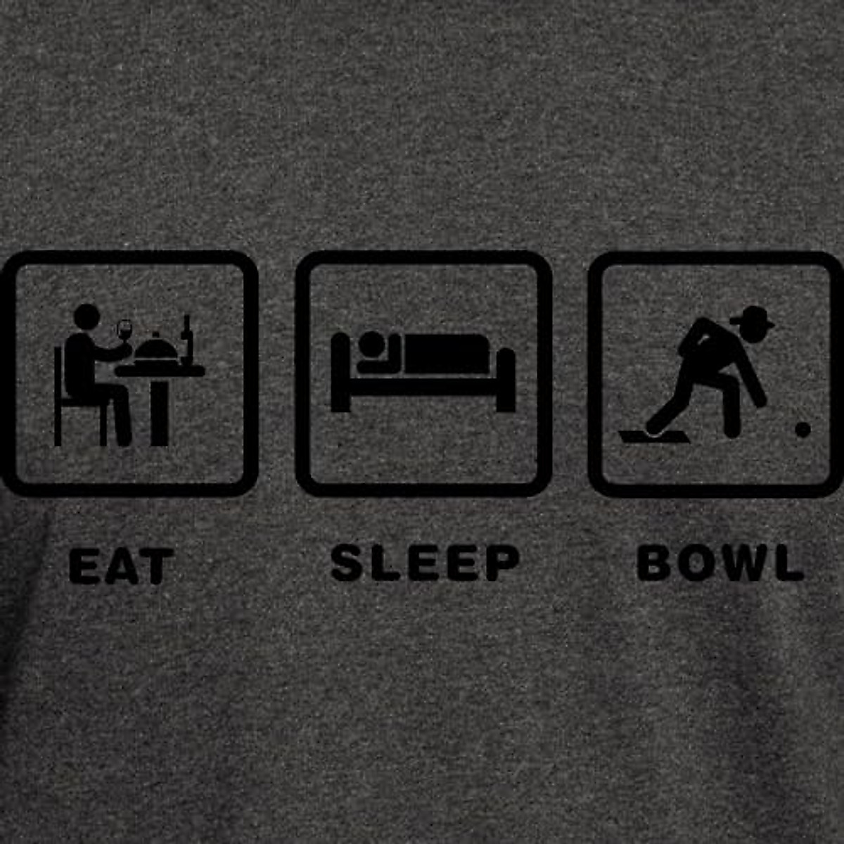 CafePress Lawn Bowl Dark T Shirt Men's Traditional Fit Dark Casual Tshirt Charcoal