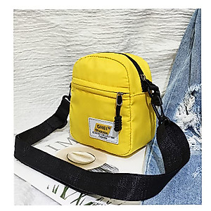 RICHTRUE Nylon Crossbody Bags for Women Small Crossbody Bag Men Purses for Women Crossbody Bag Aesthetic Purse (Black)