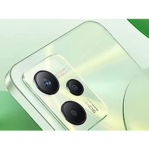 Realme C35 128GB 4GB RAM Factory Unlocked (GSM Only | No CDMA - not Compatible with Verizon/Sprint) | Bundle w/Fast Car Charger - Glowing Green