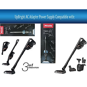 UpBright 30V AC/DC Adapter Compatible with Miele Triflex HX1 11423870 11423880 Pro 11423920 11423660 Cat Dog 11423900 11423650 SMUL0 25.2V Li-ion Battery Stick Vacuum 11015490 LG01/03 29.38V Charger