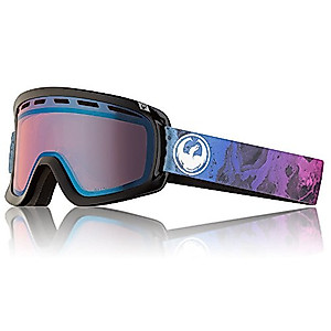 Dragon Alliance D1 OTG Ski Goggles, Black, Ink/Luma Blue Ion Lens