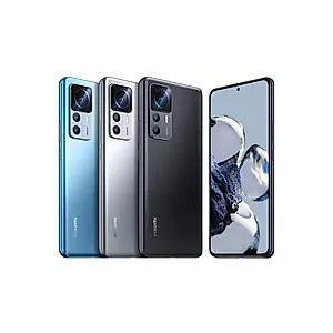 Xiaomi 12T 5G + 4G LTE (128GB+8GB) Unlocked Worldwide (Only T-Mobile/Metro/Mint USA Market) 108MP Pro Camera 6.67" 120Mhz + (w/Fast 51w Car Charger) (Blue (Global Version))