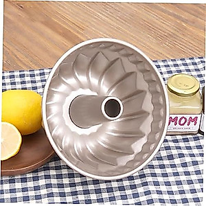 UPKOCH 2pcs cake mold baking dishes for oven round cake baking fluted cake pan nonstick fluted tube pan cookie cutters cupcake DIY Kitchen Gadget baking supplies biscuit Non-stick coating