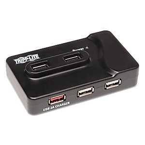 Tripp Lite U360412 6-Port USB 3.0 SuperSpeed Charging Hub, Black
