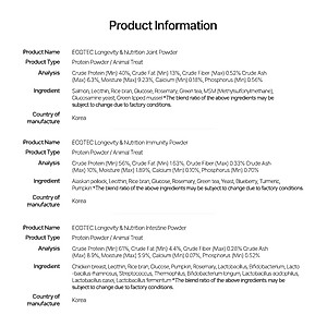 EcoTec Health Booster Powder for Pets Joint (Salmon Flavor) - Nutrient-Rich Functional Superfood for Pet Wellness