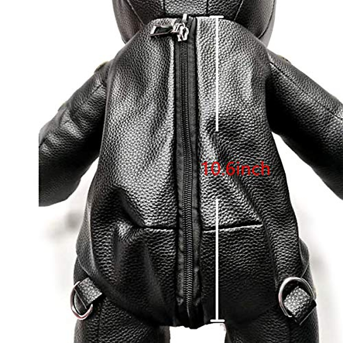 MengEryt Fashion Skeleton Bear Backpack Punk Style Cute Bags Designer Backpacks (Black)