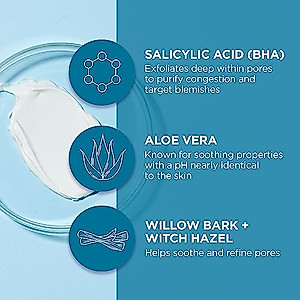 Andalou Naturals Argan Stem Cell Recovery Cream oz For Oily or Overreactive Skin Helps Clarify Cleanse Pores for Glowing Skin, Aloe Vera, 1.7 Ounce