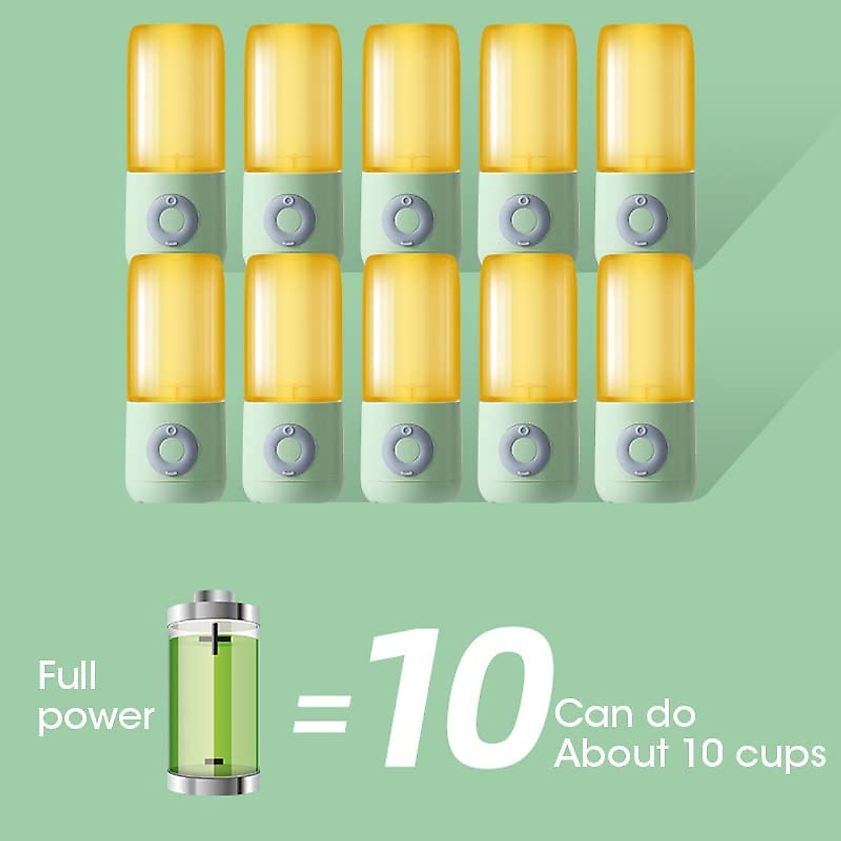 TANACC Portable Juice Blender Mini Mixer Hand Portable Blender Kitchen Electric Juicer Press Machin Lemon Squeezer Fruit Juicer Milkshake Manual Juicer