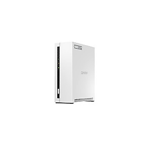 QNAP TS-133-US 1 Bay Affordable Desktop NAS with ARM Cortex-A55 Quad-core Processor and 2 GB DDR4 RAM (Diskless)