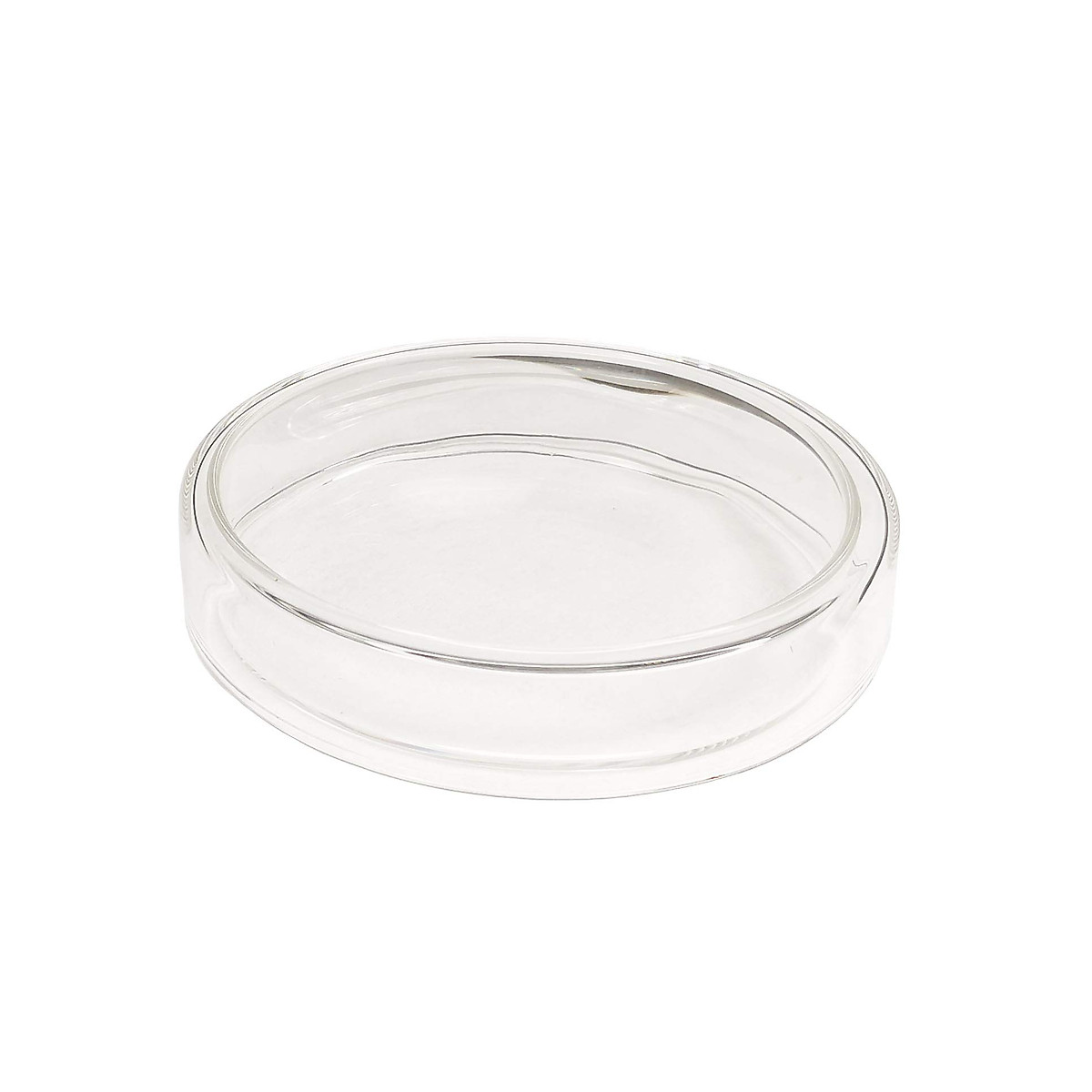 Glass Petri Dish with Lids, Autoclavable Borosilicate Glass, Lab Dishes Pack of 10 (75mm)