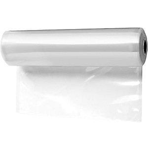 APQ Plastic Produce Bags Roll of 250 pcs, 14" x 20" Clear Plastic Bags for Food Storing and Transporting, 15 Micron Thick Food Bags Plastic from -50 to +220 degrees F, Waterproof Plastic Produce Bag