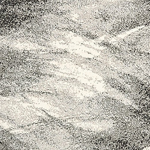 SAFAVIEH Retro Collection Accent Rug - 4' x 6', Grey & Ivory, Modern Abstract Design, Non-Shedding & Easy Care, Ideal for High Traffic Areas in Entryway, Living Room, Bedroom (RET2891-8012)