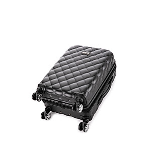 Rockland Melbourne Hardside Expandable Spinner Wheel Luggage, Quilt, Carry-On 20-Inch