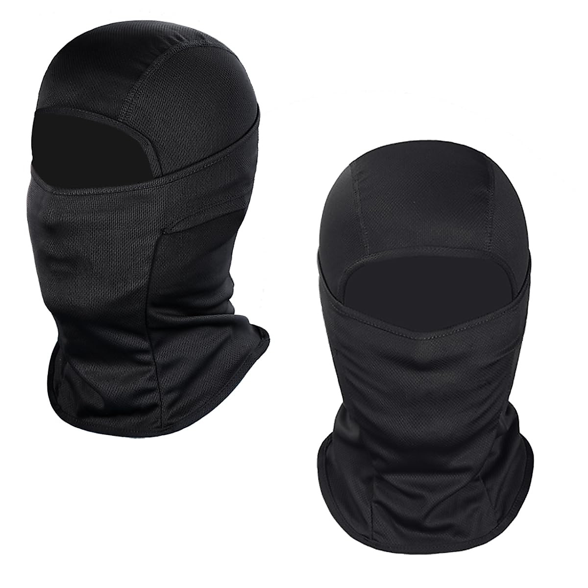 Achiou Ski Mask for Men Women, Balaclava Face Mask, Shiesty Mask UV Protector Lightweight for Motorcycle Snowboard Black