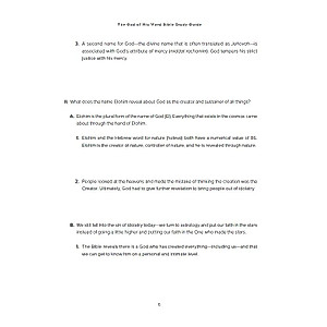 The God of His Word Bible Study Guide plus Streaming Video (God of The Way)