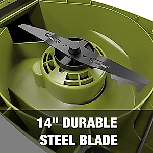 Sun Joe 24V-MJ14C 24-Volt IONMAX Cordless Push Lawn Mower Kit, 14-inch, W/ 4.0-Ah Battery + Charger