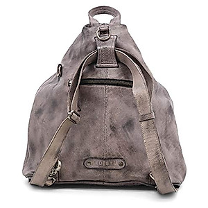 Bed|Stu Women’s Delta Leather Bag (GREY DIP DYE)