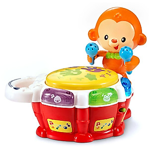 VTech Baby Beats Monkey Drum includes Toy Drum^AAA Battery (3)^Manual