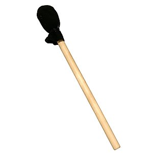 REMO Mallet, 1/2" x 12", Wood Handle, Foam Head, Soft Black Cover