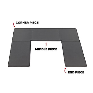 WeatherTech ComfortMat Connect, 24 by 36 Inches Anti-Fatigue End Mats, Carbon Fiber Pattern, Grey - Set of 2