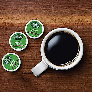 Green Mountain Coffee Roasters French Roast, Single-Serve Keurig K-Cup Pods, Dark Roast Coffee, 72 Count (6 x 12 count boxes)